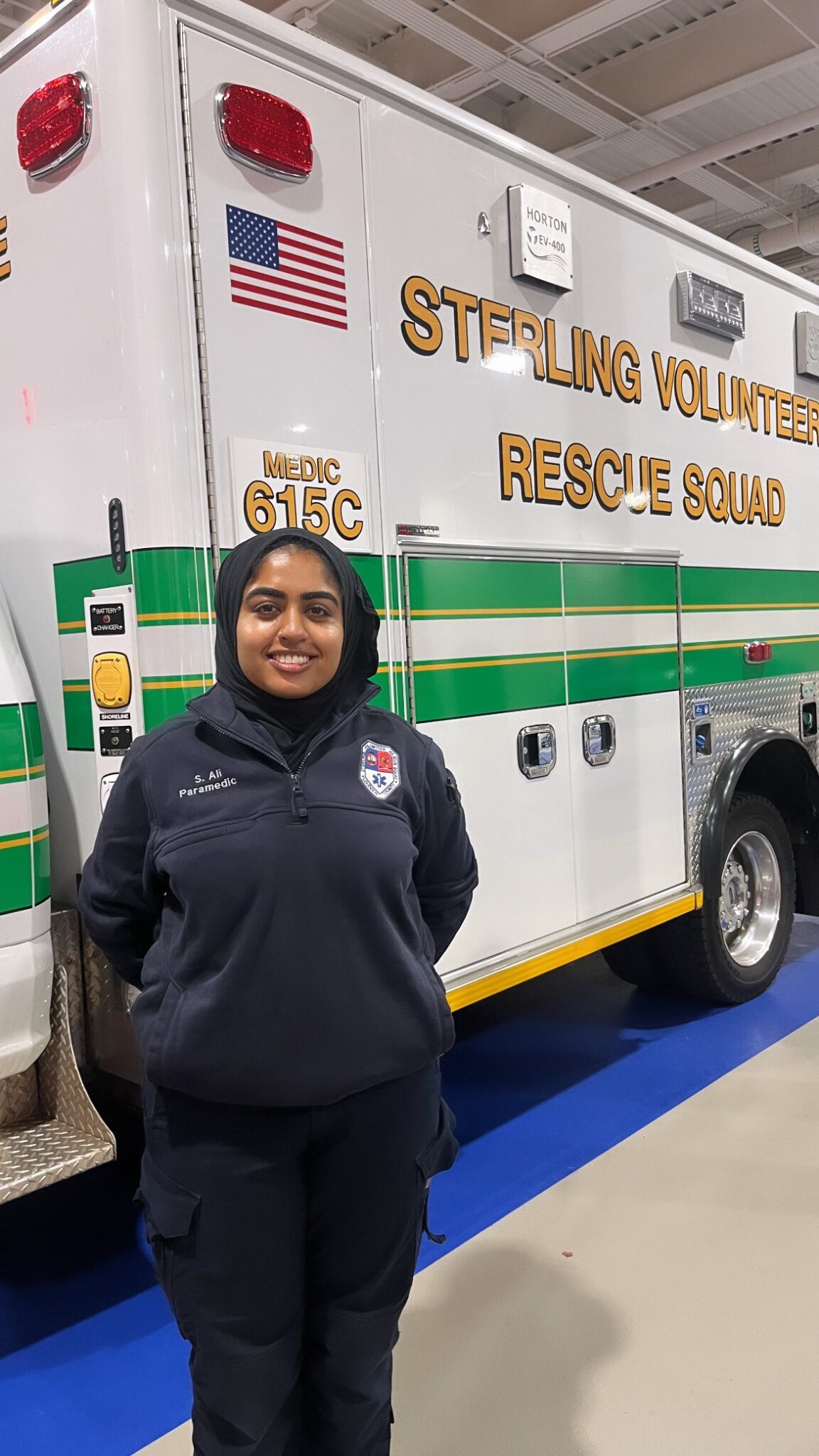 Sumaiyah Ali Released as a Paramedic - Sterling Volunteer Rescue Squad