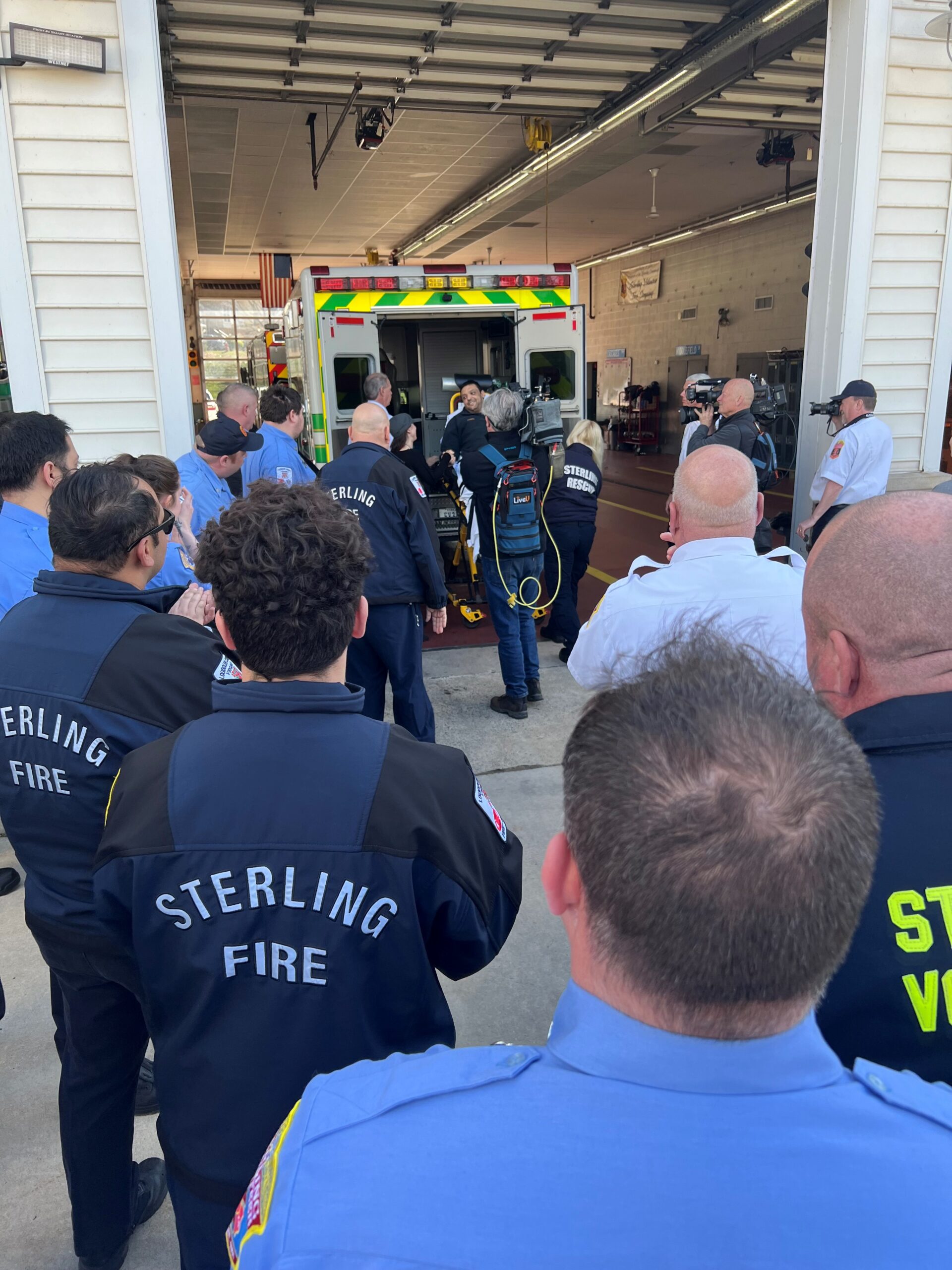 A Hero's Welcome Home for SVFC Firefighter Brian Diamond - Sterling ...